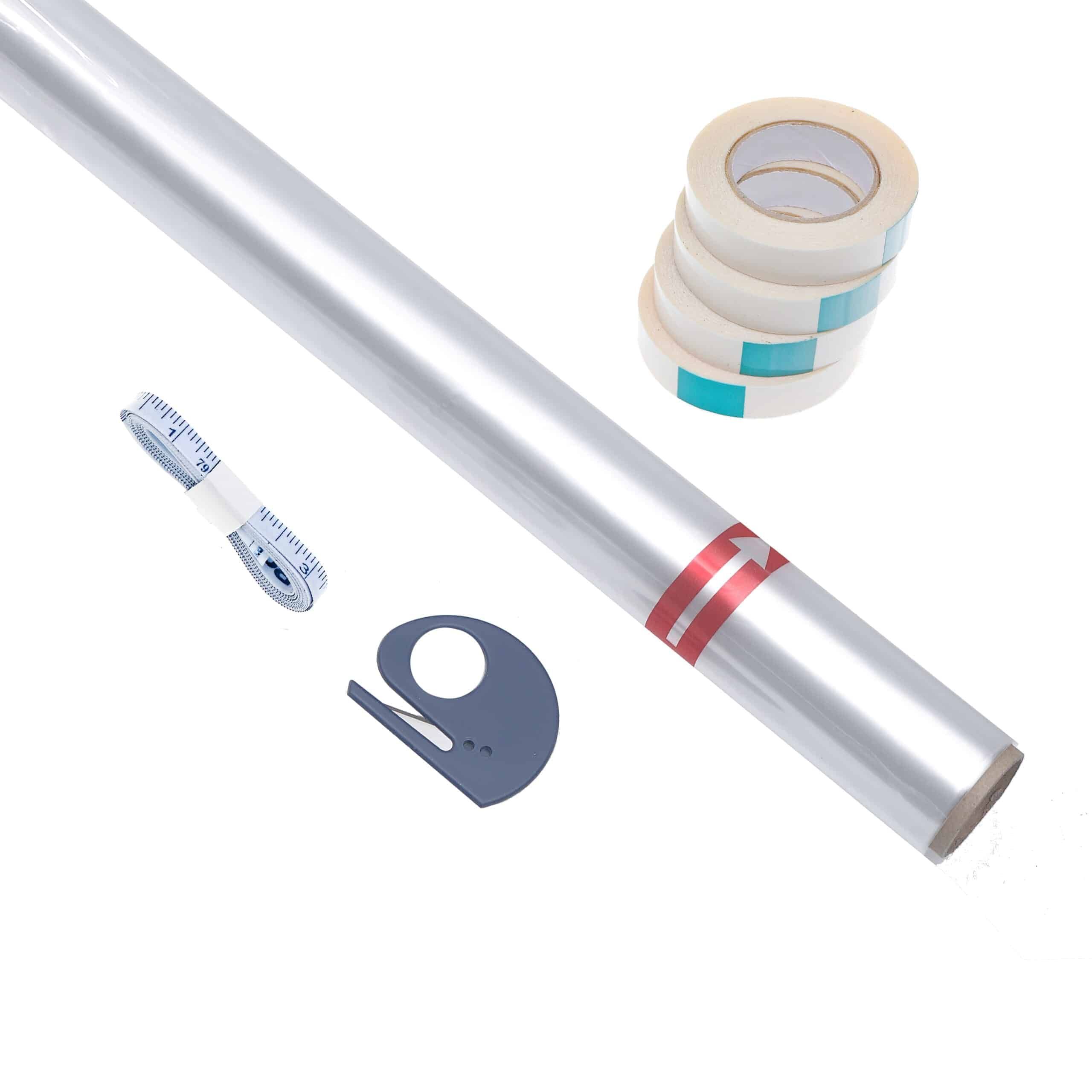 BULK HEAVY-DUTY WINDOW INSULATING KIT 1.5x Thicker Indoor/Outdoor ...