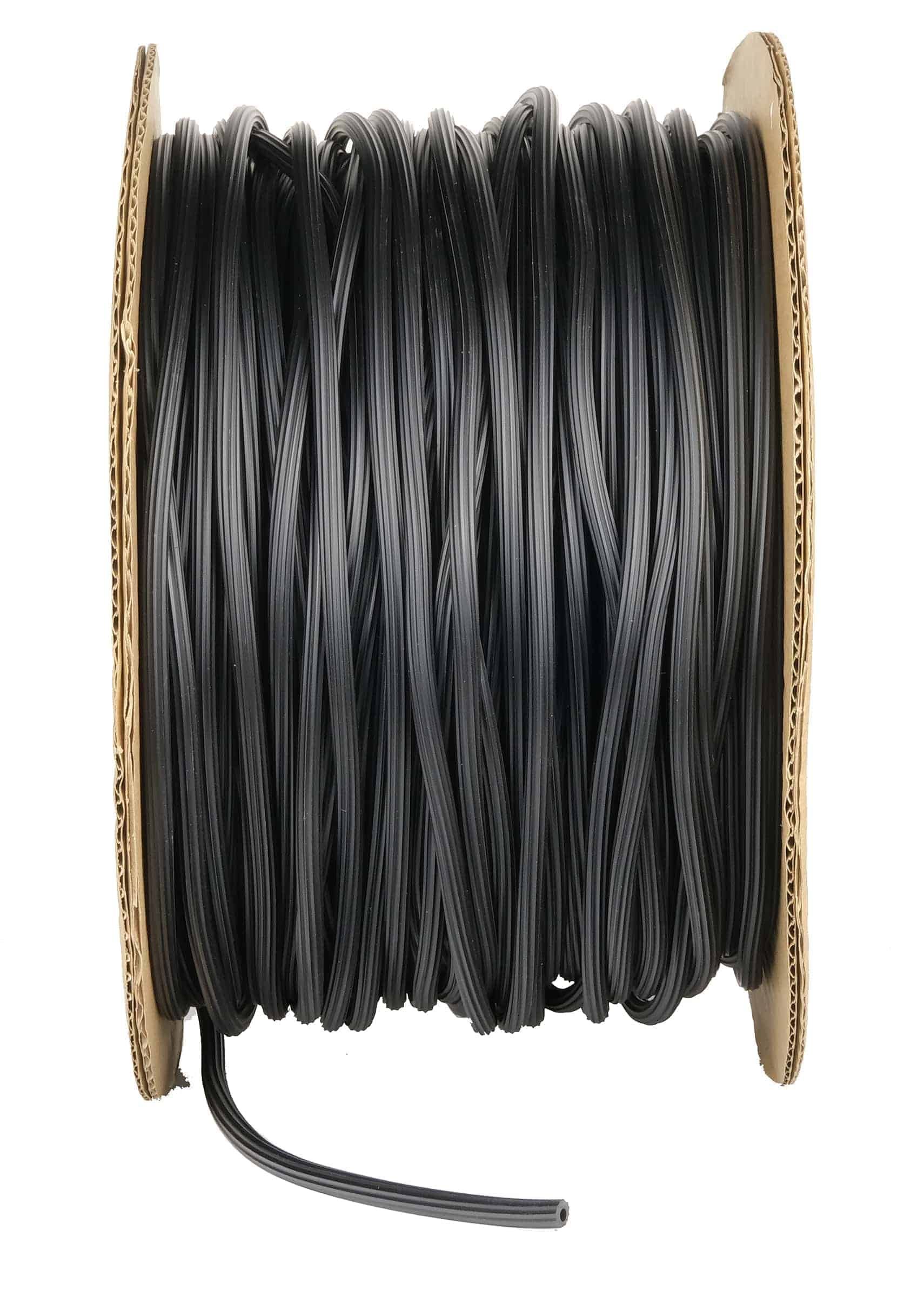 Vinyl Spline .20in X 500ft Black - Climaloc Solutions