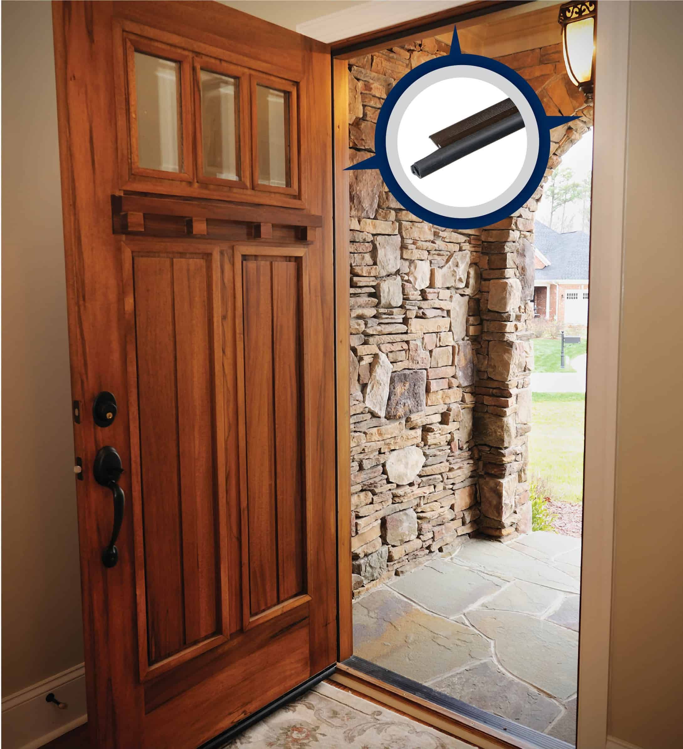 TOP & SIDES DOOR SEAL Aluminum & Foam Kit - Climaloc Solutions